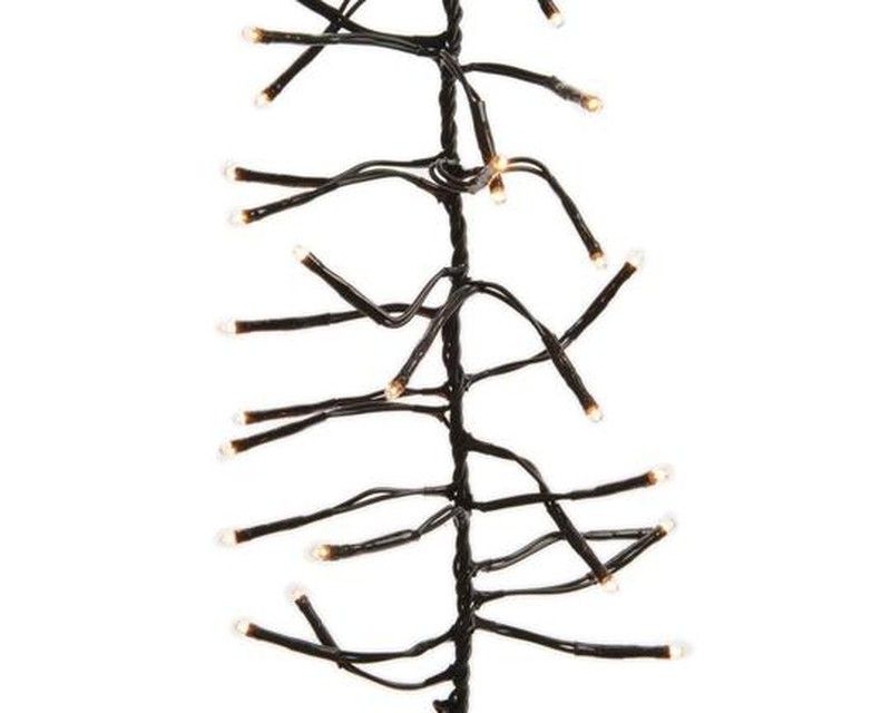 Luces led cluster lights outdoor cable negro 27m 3000led luz cálida ...